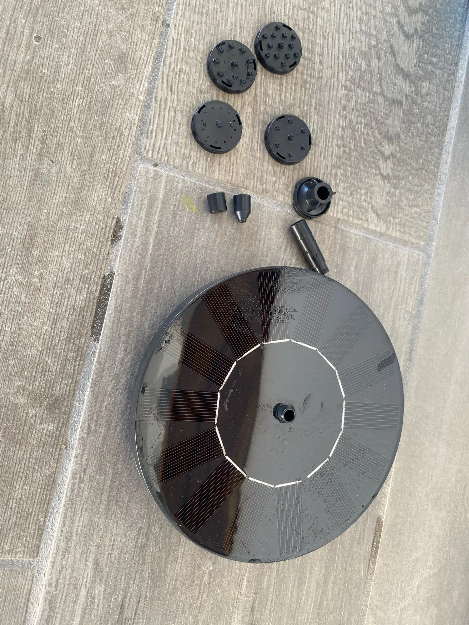 Solar Floating Fountain Floating Solar Fountain Garden Water Fountain ...