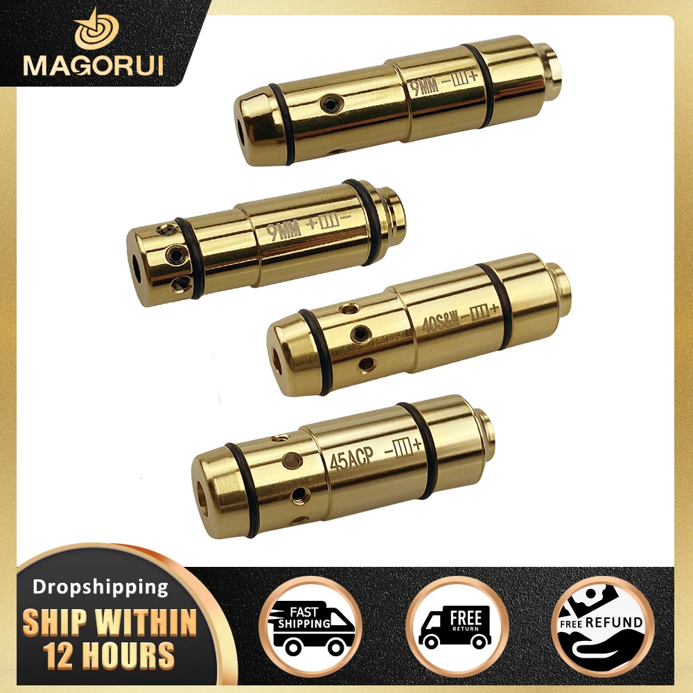 9mm-laser-training-bullet-Tactical-Red-Dot-Laser-Training-Bore-Sight ...