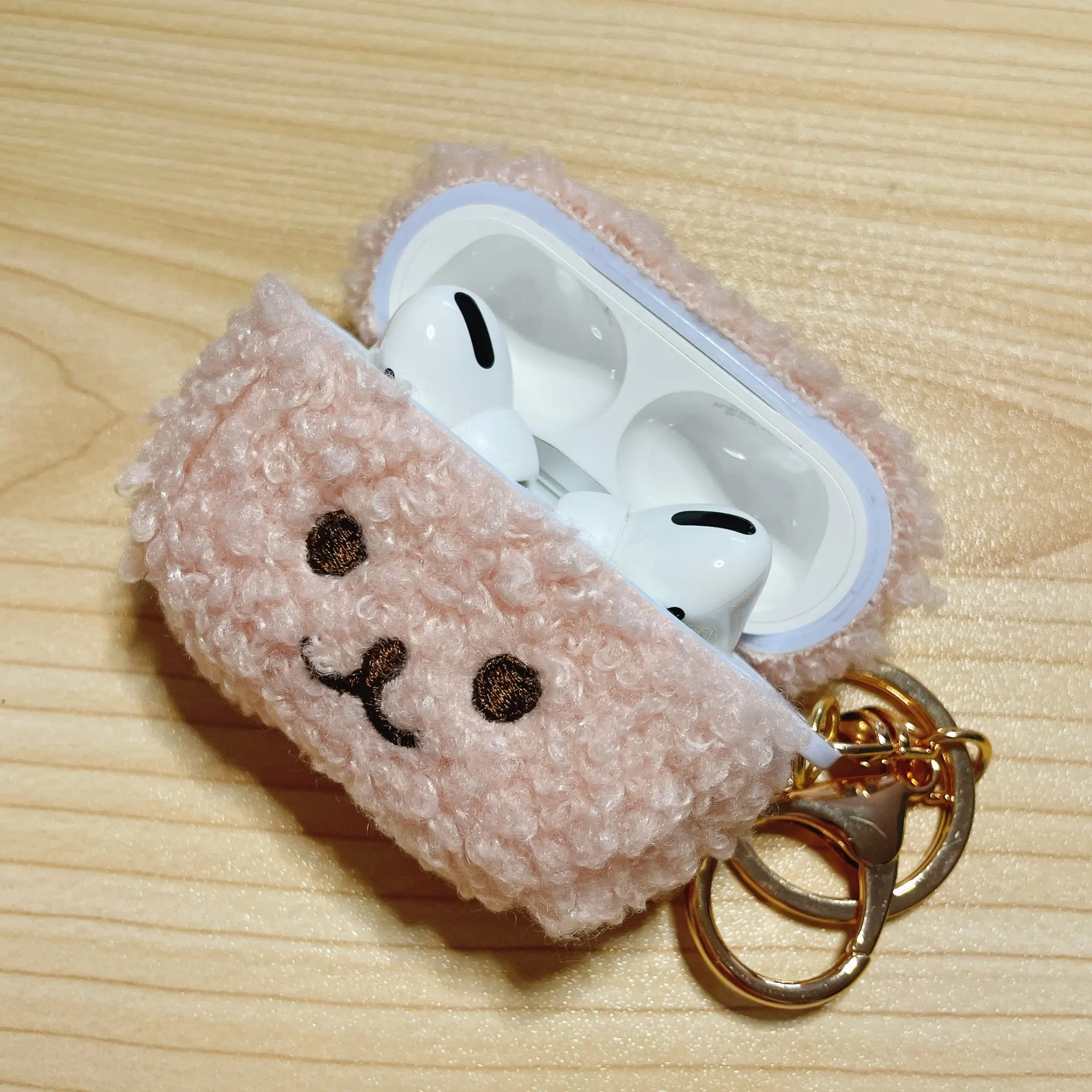 Cute Fluffy Bear Airpods Cases - Kawaii Fashion Shop | Cute Asian ...