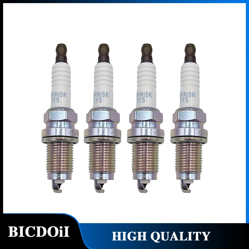 BICDOII 9807B-561BW IZFR6K-11S 4/6Pcs Iridium Spark Plug For Honda ...