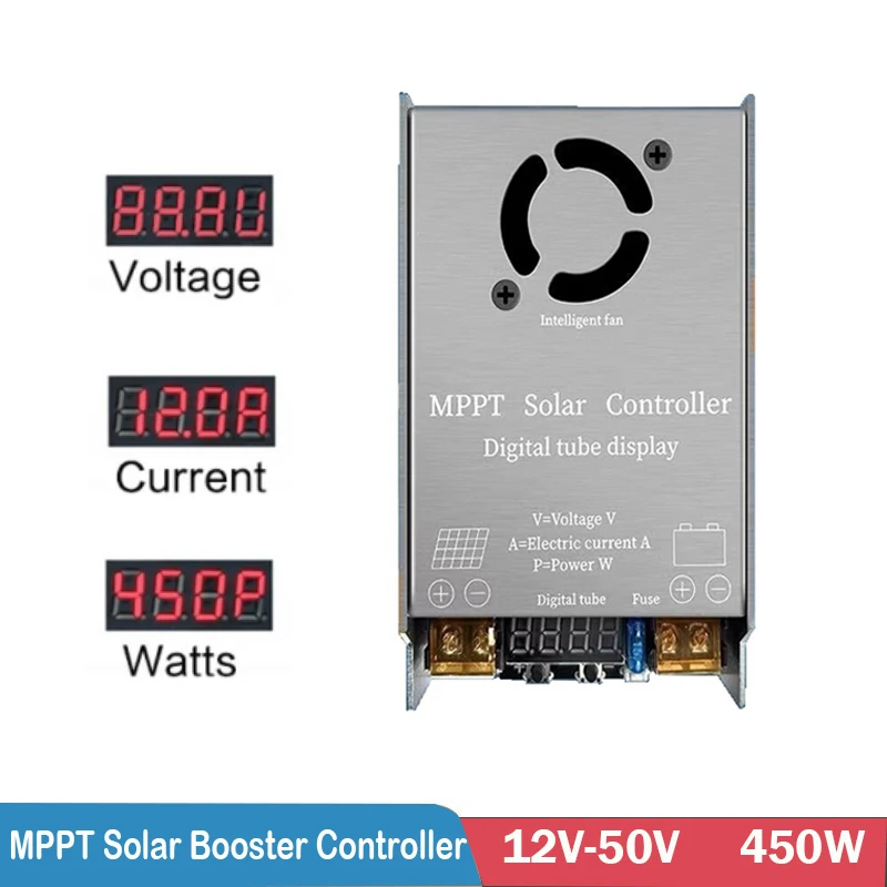 MPPT-Solar-Booster-Controller-450W-12V-50V-Input-Step-up-Charging-For ...