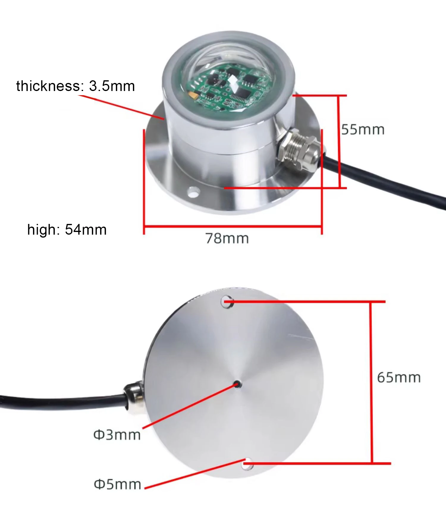 Optical Rain Sensor Dual-Channel Outdoor Meteorological Rain Gauge Mon ...