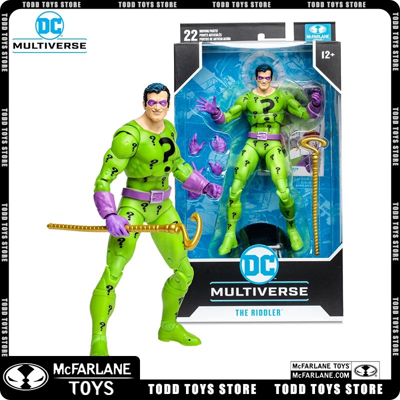 McFarlane Toys The Riddler (DC Classic) 7-Inch DC Multiverse, Movable Character Model Series ...