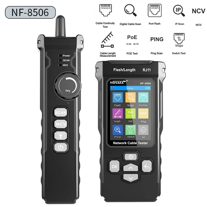 Multifunction-Ethernet-Cable-Tester-IP-Scan-Ping-Poe-Test-Wire ...