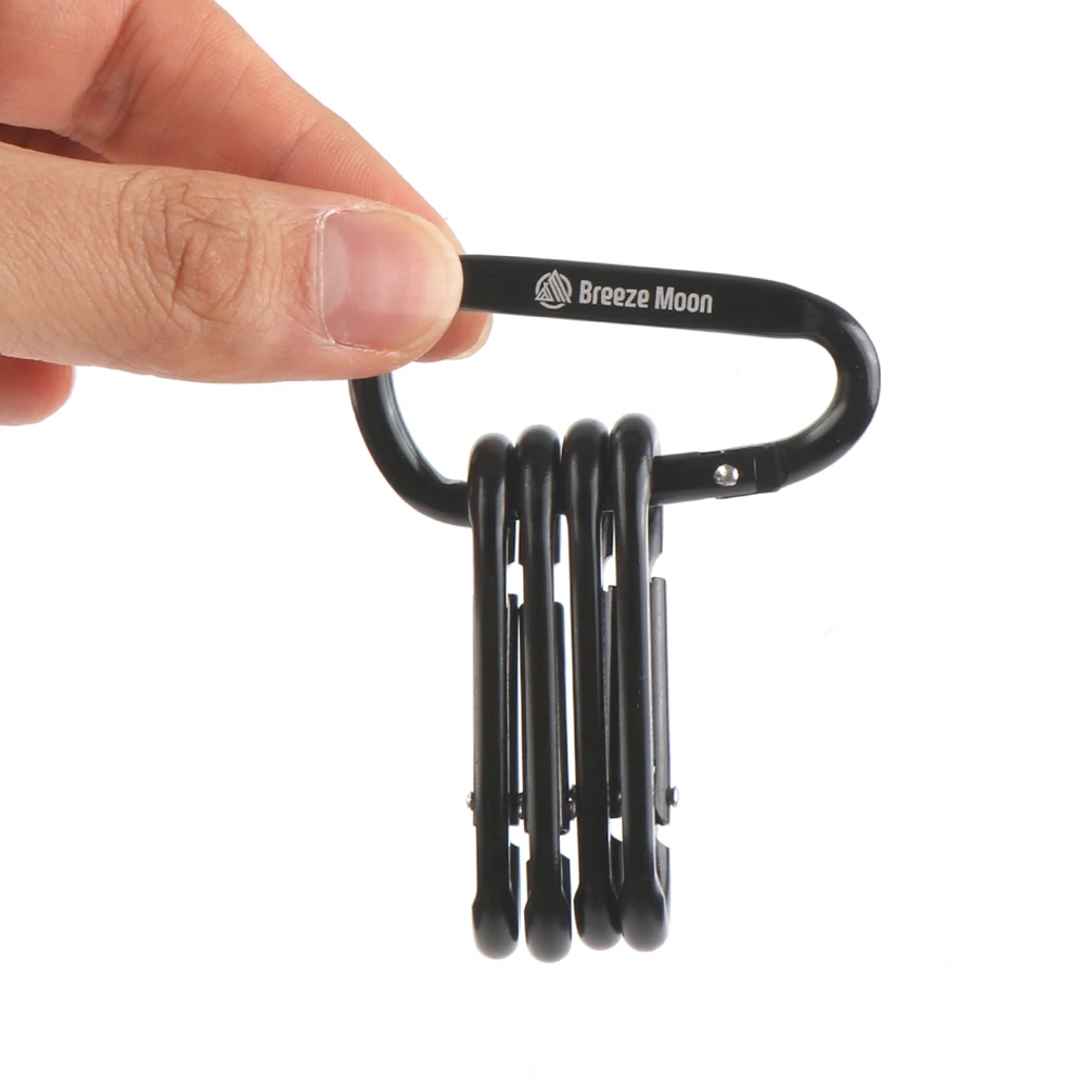 BreezeMoon-Camping-High-strength-Aluminum-Cara-Biner-Set-10-Piers ...