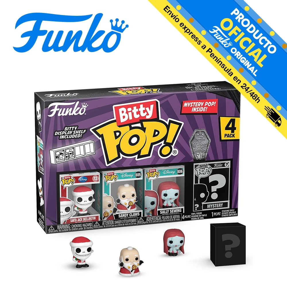 Funko-Bitty-Pop-Pesadilla-Antes-de-Navidad-Santa-Jack-Santa-Clavos ...