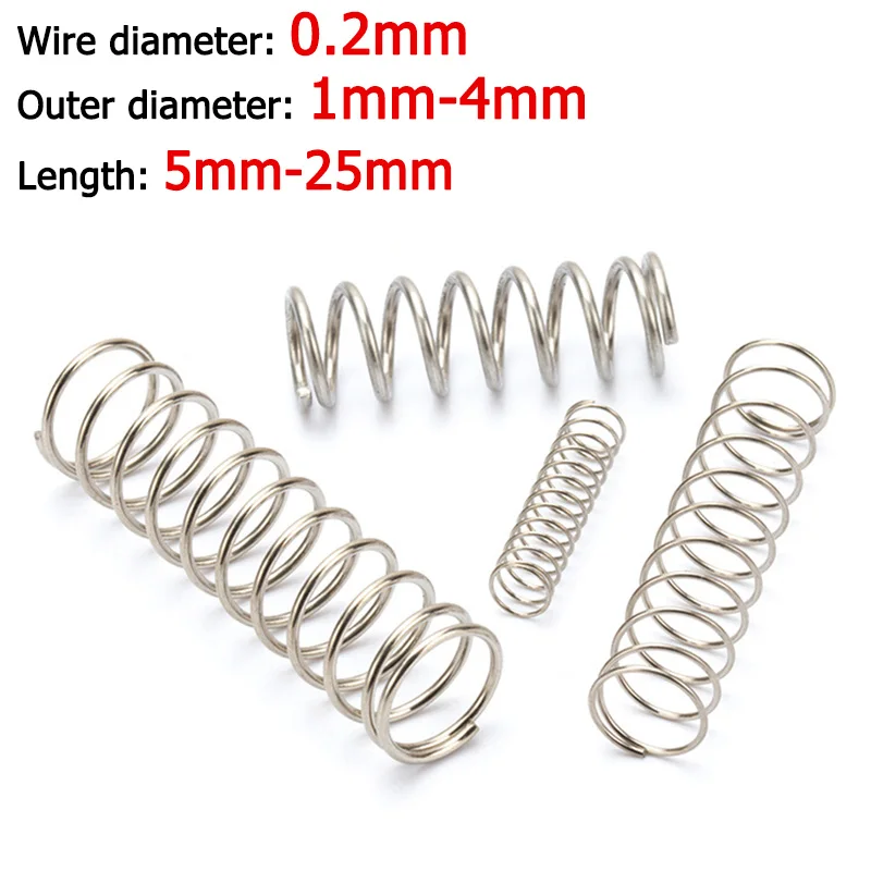 10pcs-Wire-Dia-0-2mm-304-Stainless-Steel-Compression-Spring-Spring ...