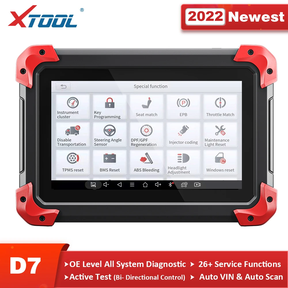 Xtool D7 Obd2 Automotive All System Diagnostic Tool Code Reader Key ...
