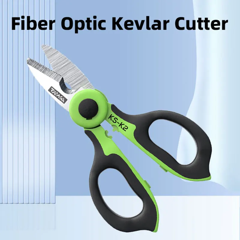 Fiber-Optic-Kevlar-Cutter-Armid-Scissors-KS-K2-Serrated-Blade-Fit-For ...