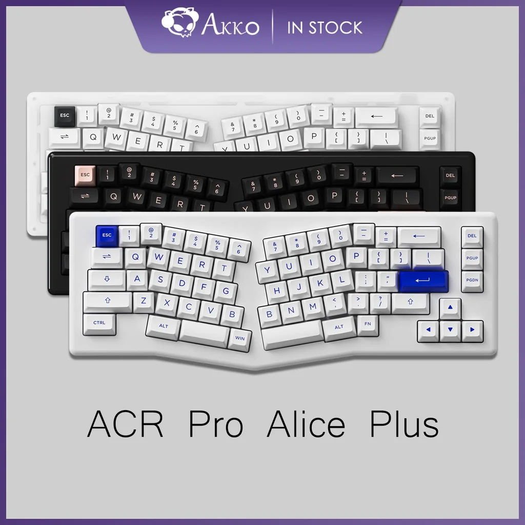 AKKO-ACR PRO Teclas Alice Plus, 68, 81 Teclas, Hot-Swap Wired RGB ...