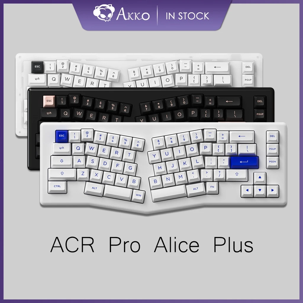 Akko Acr Pro Alice Plus 68/81 Chave Quente-swap Com Fio Teclado De Jogo ...