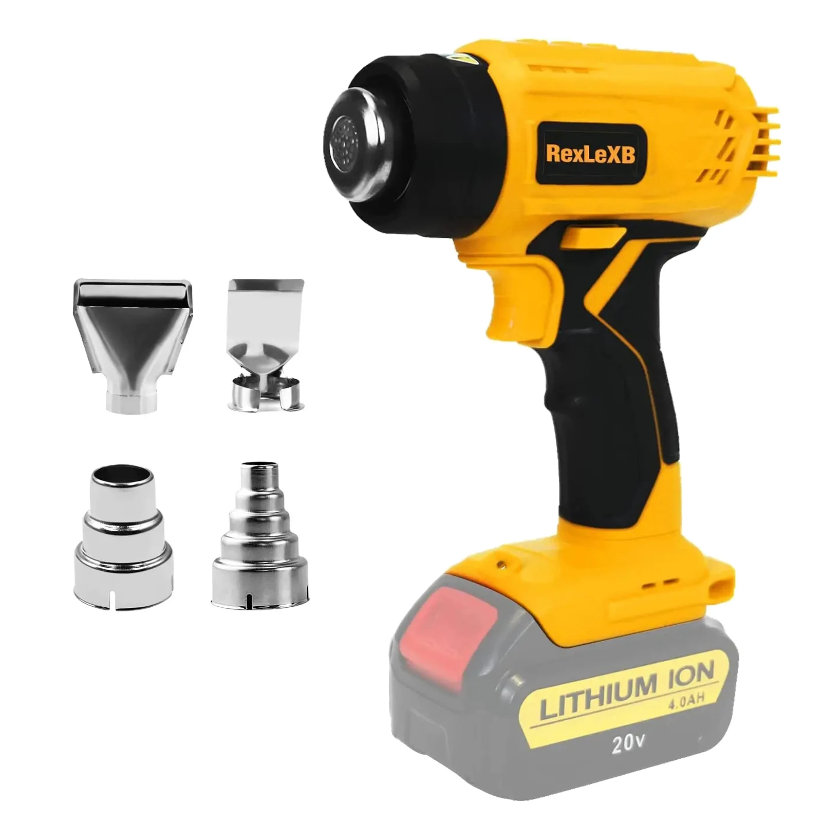 Electric-Heat-Gun-with-4-Nozzles-Heat-Shrink-Wrapping-Cordless-Handheld ...