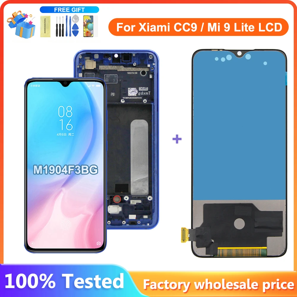 100-Tested-For-Xiaomi-CC9-LCD-Display-Touch-Screen-Digitizer-Assembly ...