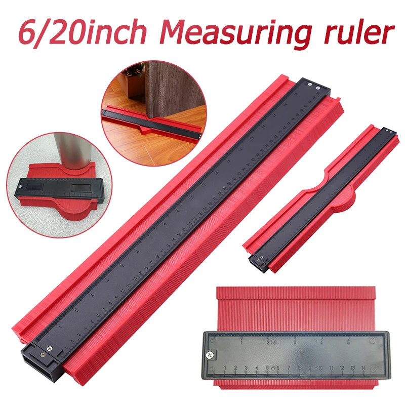 20-Inch-Plastic-Profile-Copy-Gauge-Contour-Gauge-Duplicator-Tiles-Wood ...