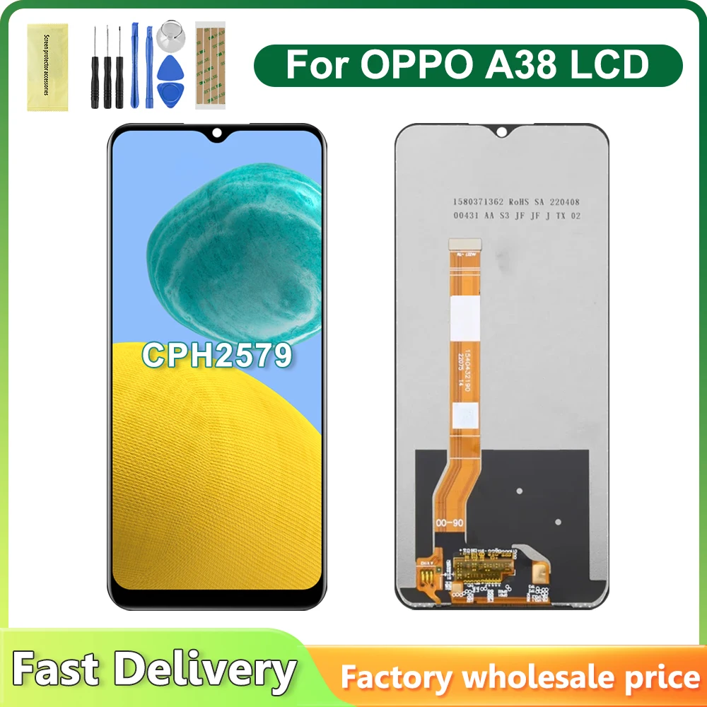 6-56-Tested-For-Oppo-A38-LCD-Display-Touch-Screen-Digitizer-Assembly ...