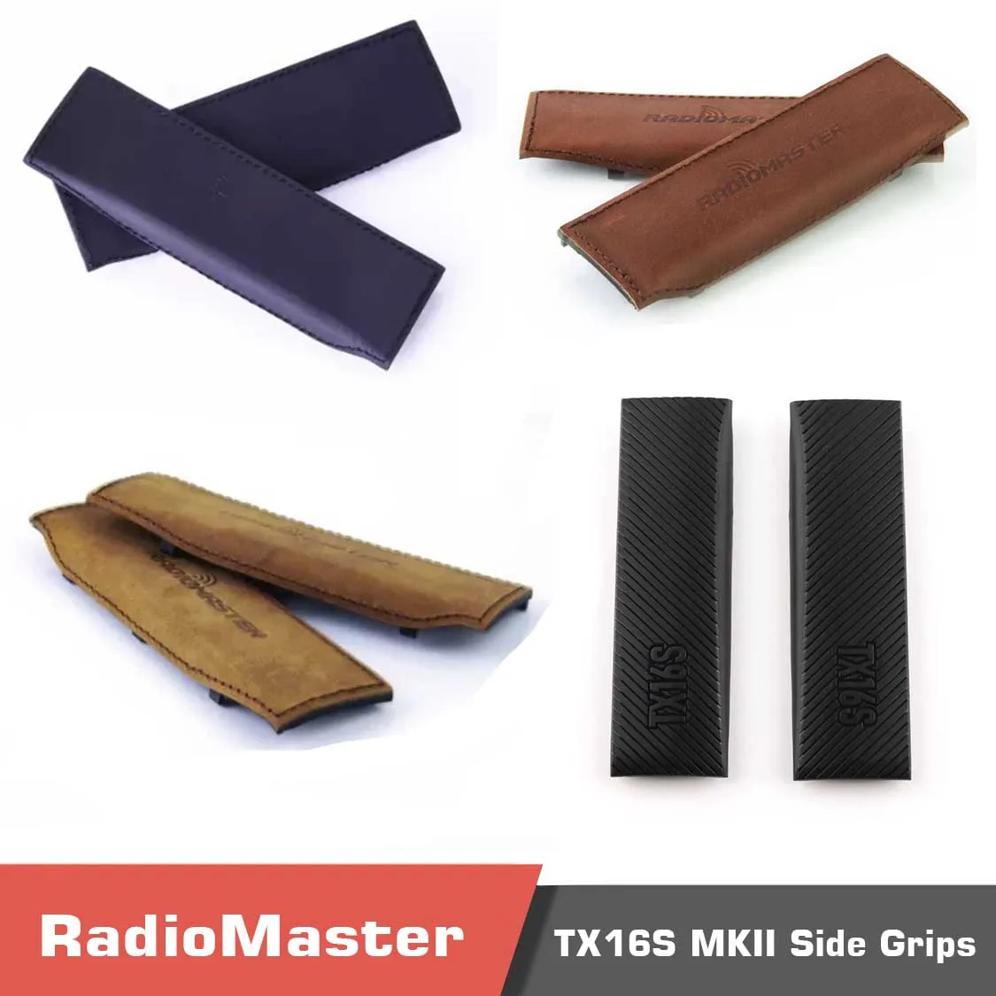 RadioMaster TX16S MKII leather and Rubber Side Grips - AliExpress 13