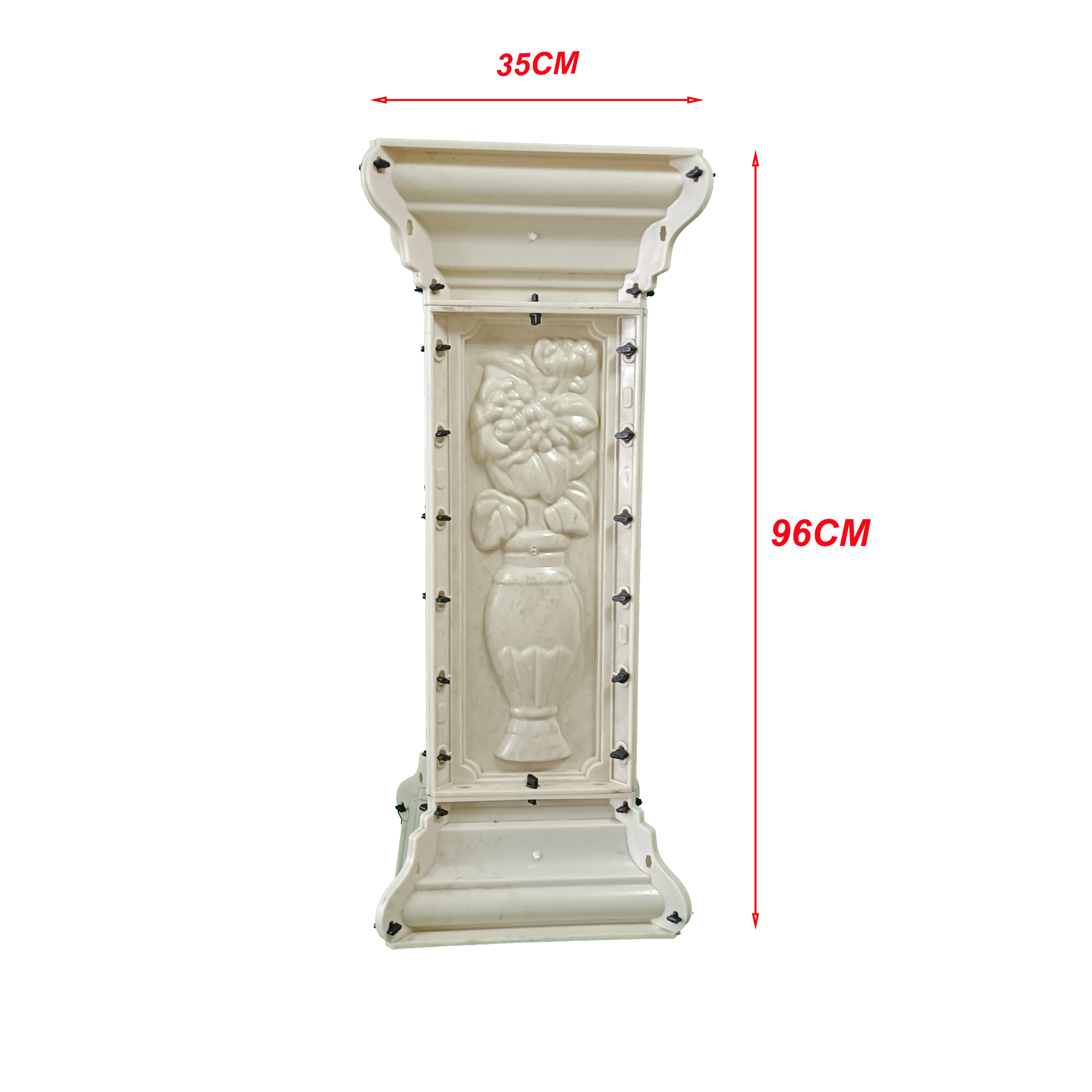 96*22cm Plastic Molds Concrete Pedestal Baluster side Pillar post ...
