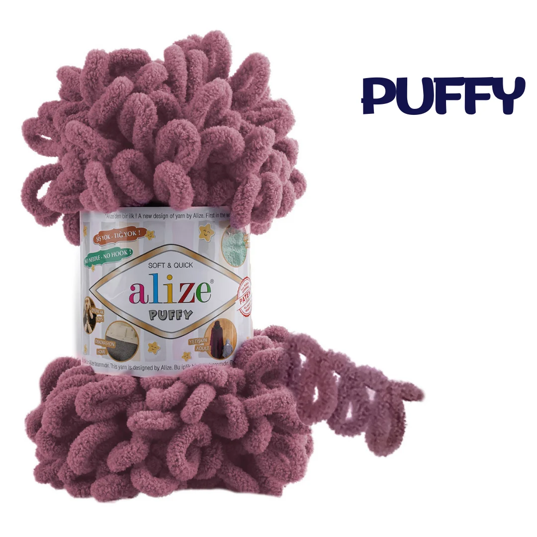 Alize-Hilo-de-punto-de-felpa-suave-hinchado-para-tejer-a-mano-bufanda ...