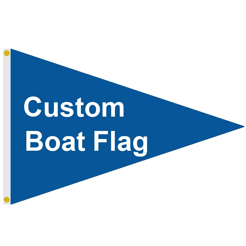 Custom-Boat-Flag-3-Layers-Double-Sided-Printing-110gsm-Durable-Fabric ...