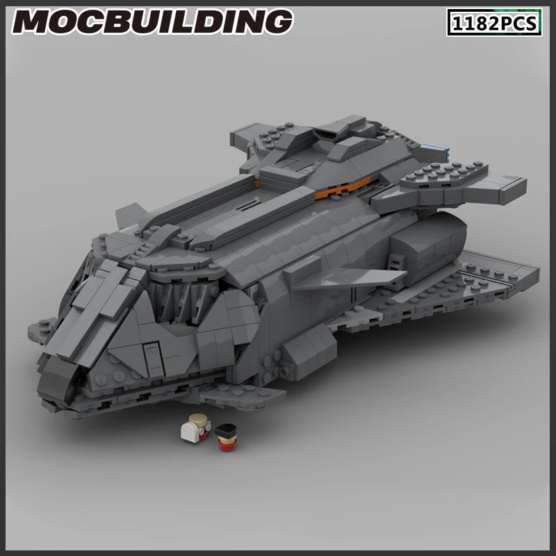 1:250 Scale Elite And Dangerous Federal Gunship Diy Starship Cruiser ...