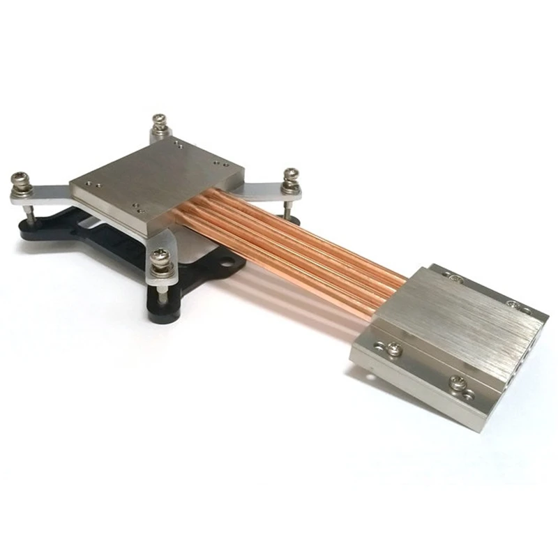 For-Intel-1151-1200-1700-PC-Fanless-CPU-HTPC-Radiator-Block-6mm-Copper ...