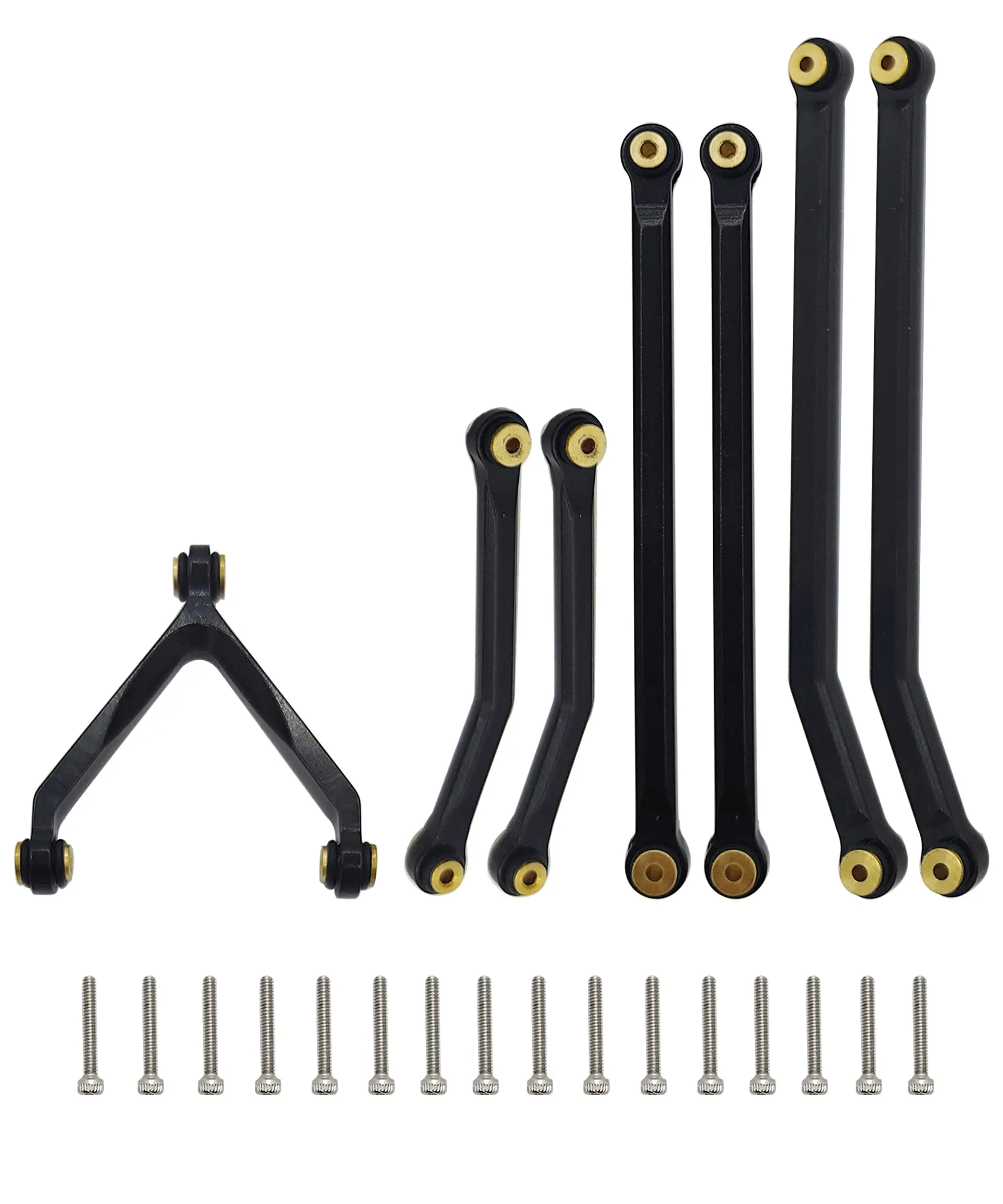 Aluminum-RC-Car-Suspension-Linkage-Tie-Rod-Link-Kit-High-Clearance ...
