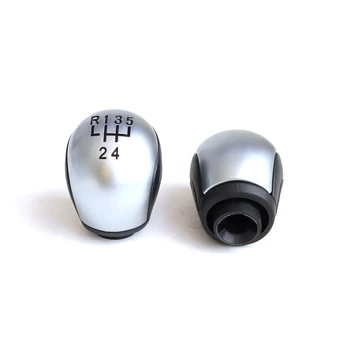 6 speed 5 Speed Leather 2403X3 Gear Shift Only Knob For CITROEN C5 2001 ...