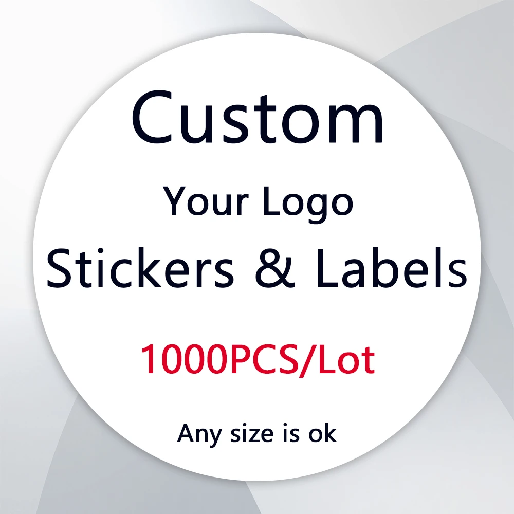 Logo Stickers Custom Business Packaging | Sticker Personalized Logo ...