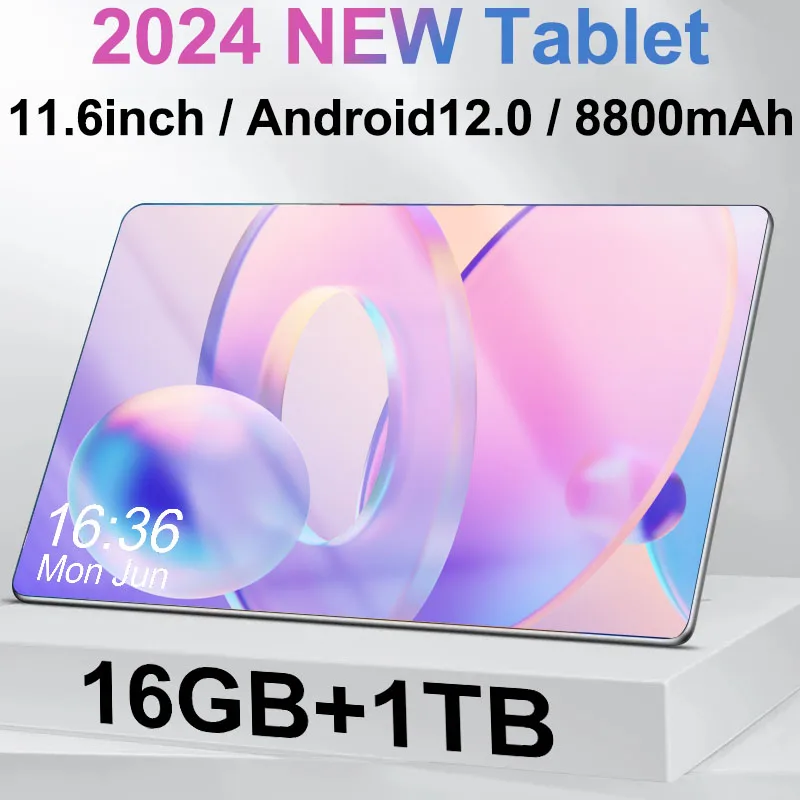 2024-New-5G-Tablet-11-6-inch-Android-12-0-Phablet-MTK6797-16GB-RAM-1TB ...