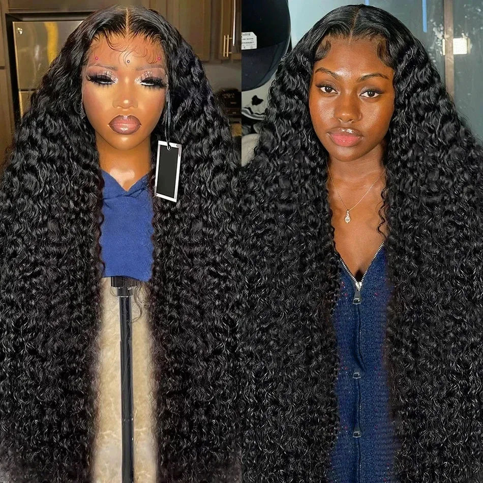 250-Density-30-40-Inch-Deep-Wave-13x6-HD-Transparent-Lace-Frontal-Wig ...