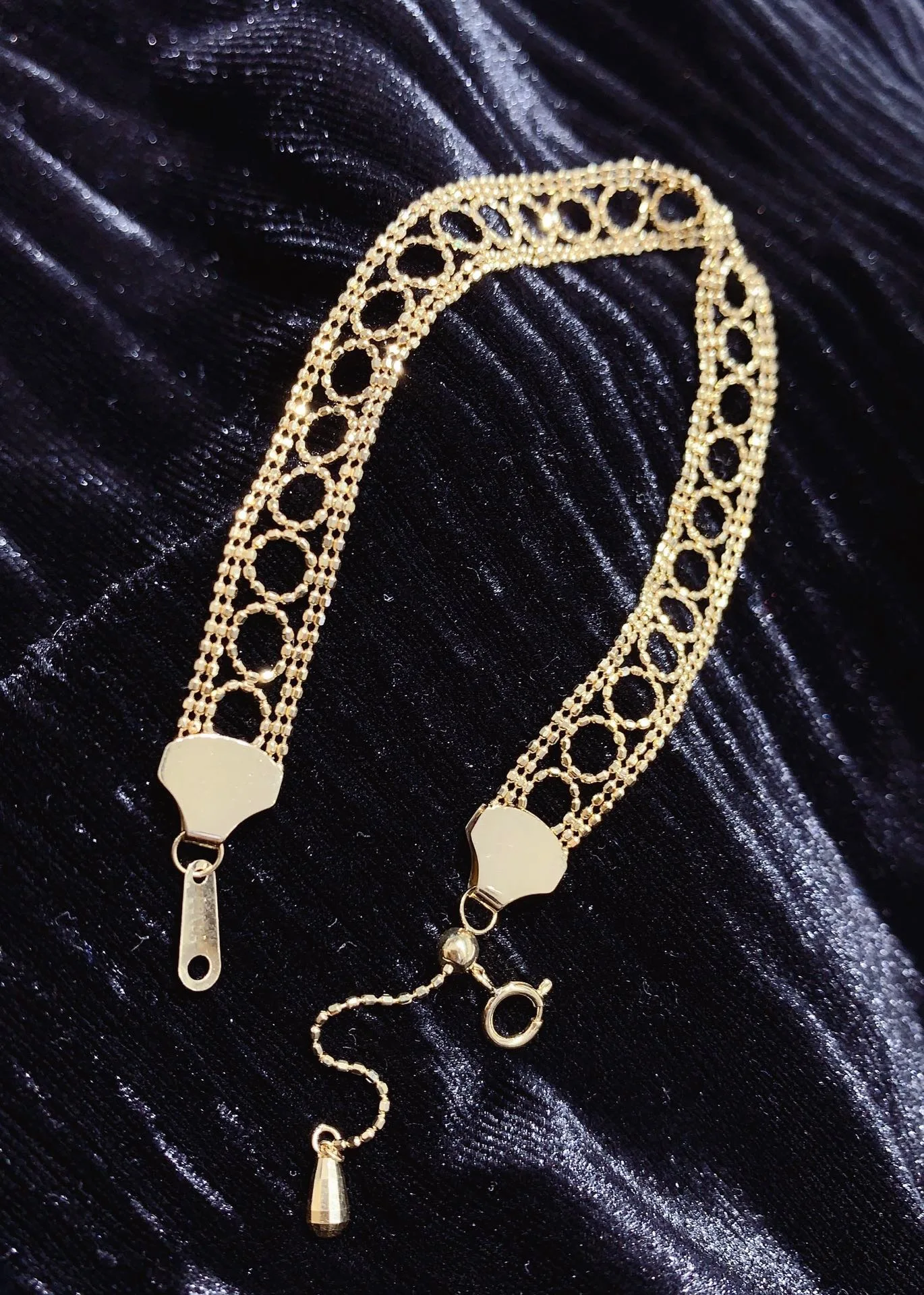 MADALENA-SARARA-18k-Gold-Women-Bracelet-Gold-Bead-Handmade-High-Quality ...