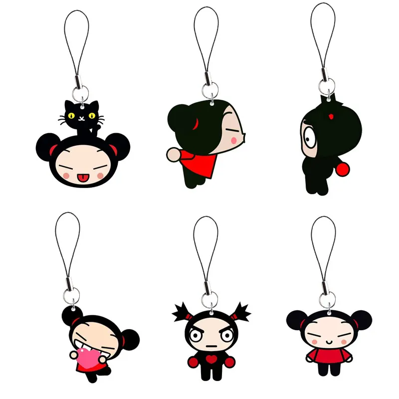 China-Doll-Pucca-Mobile-Phone-Chain-Keychain-Gift-Pucca-Phone-Charms ...
