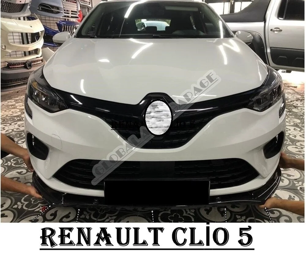 For Renault Clio 5 Front Bumper Attachment Lip 2019 2020 2021 Piano ...