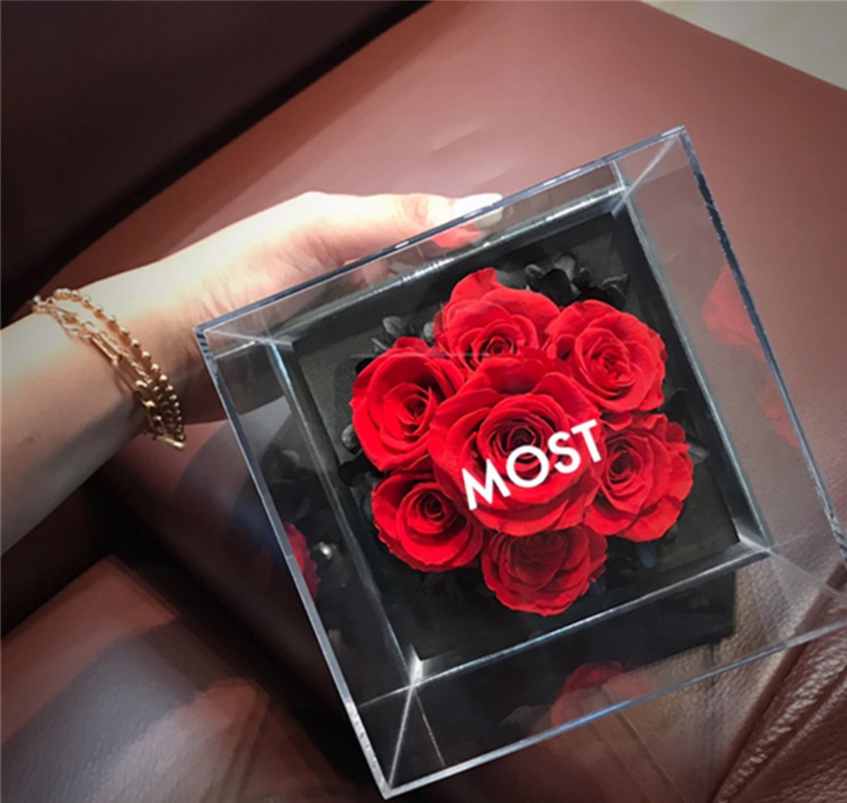 Immortal-Rose-Cube-for-Valentine-s-Day-Gifts-Preserved-Roses-Eternal ...