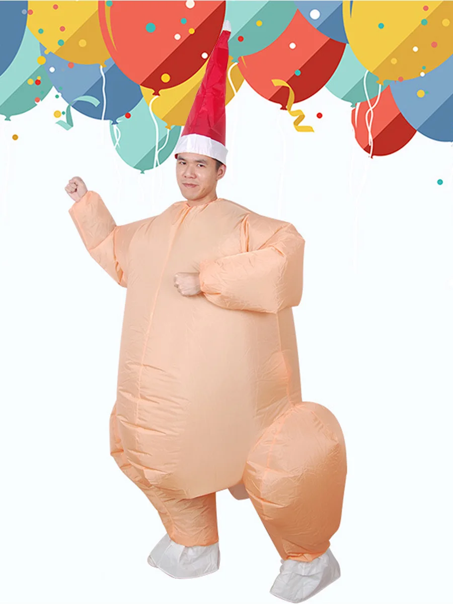 JYZCOS Disfraz inflable de Navidad, Día de Acción de Gracias, pavo ...