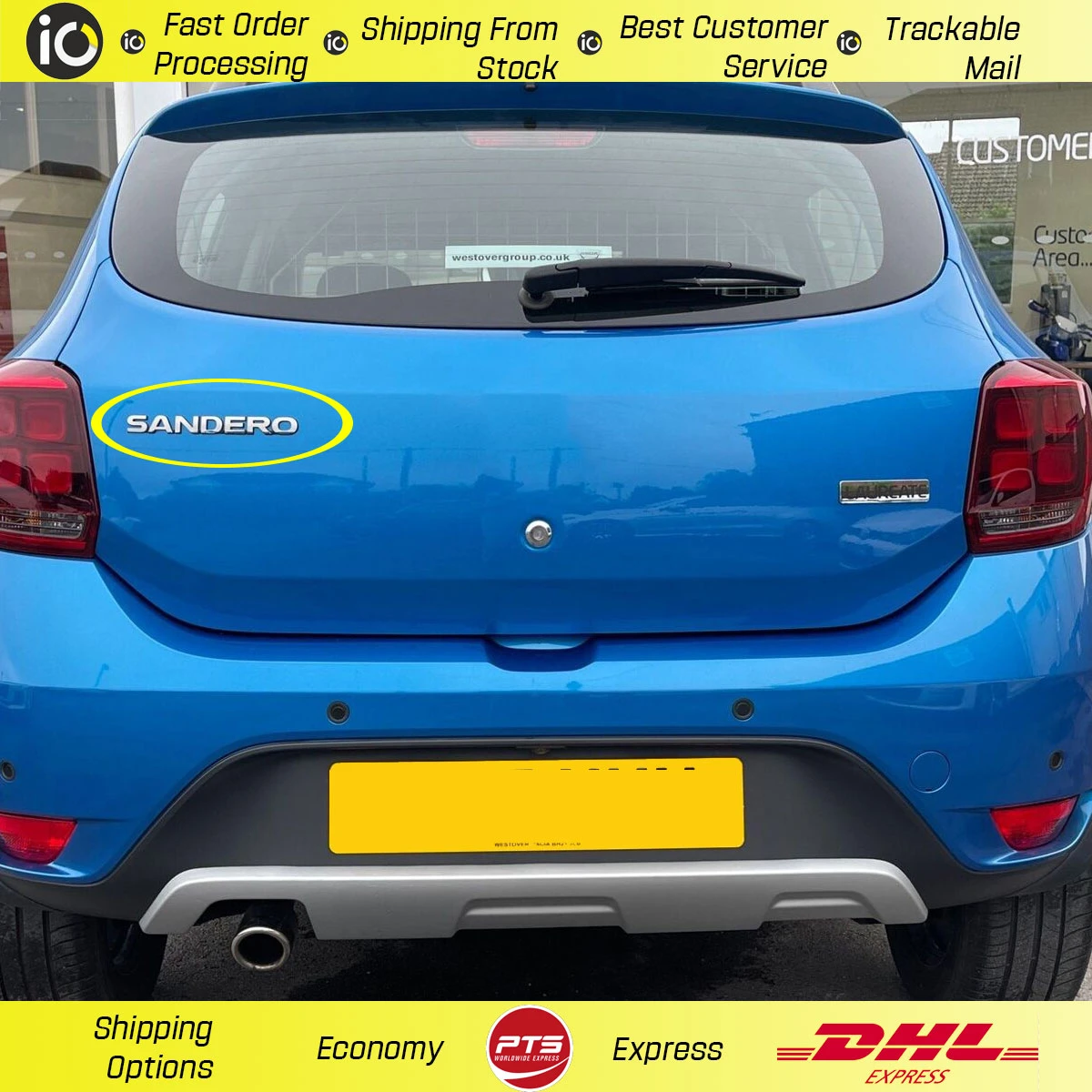 Car Rear Trunk Chrome Emblem Letters Sticker Auto Tail Nameplate Decals ...