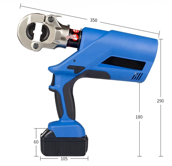 Battery Powered Cable Lugs Hydraulic Crimper Tools ED-300 for ...