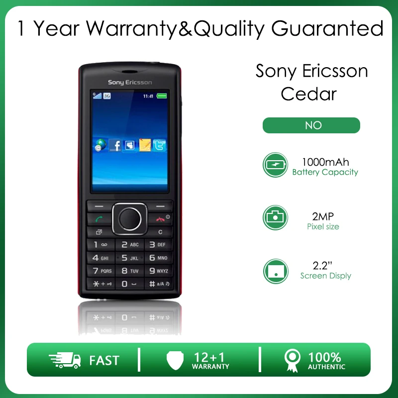 Original Sony Ericsson J108i Cedar Unlocked Refurbished Mobile Phone ...