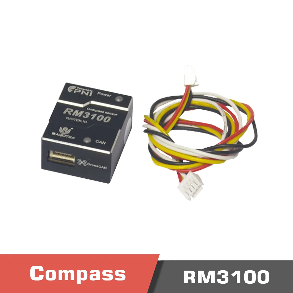 QioTek-RM3100-Magnetic-Field-Sensor-of-CAN-module-Professional-Grade ...