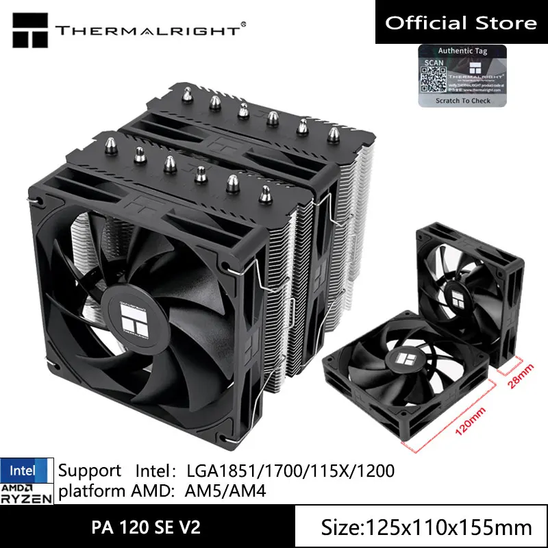 Thermalright Peerless Assassin 120 SE V2 Computer case air cooling ...