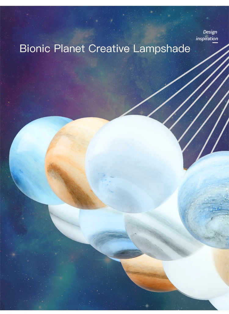 Bubble Planets Chandelier – NYRALONDON