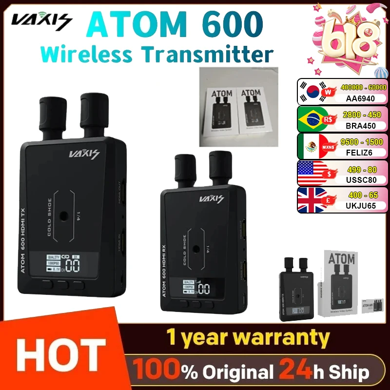 Vaxis-ATOM-600-HDMI-Compatible-Wireless-Transmitter-Receiver-1080P-HD ...
