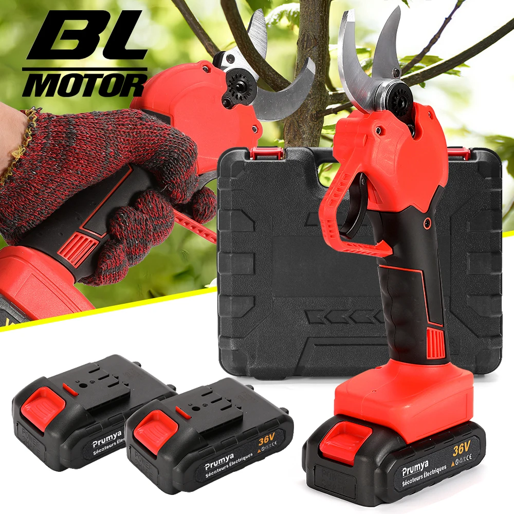 Electric-Cordless-Pruner-Pruning-Shear-With-2000mAh-Lithium-ion-Battery ...