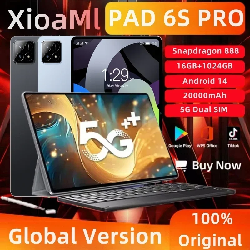 Xioami-Tableta-6S-Pro-de-11-pulgadas-Tablet-Original-con-Android-14-HD ...