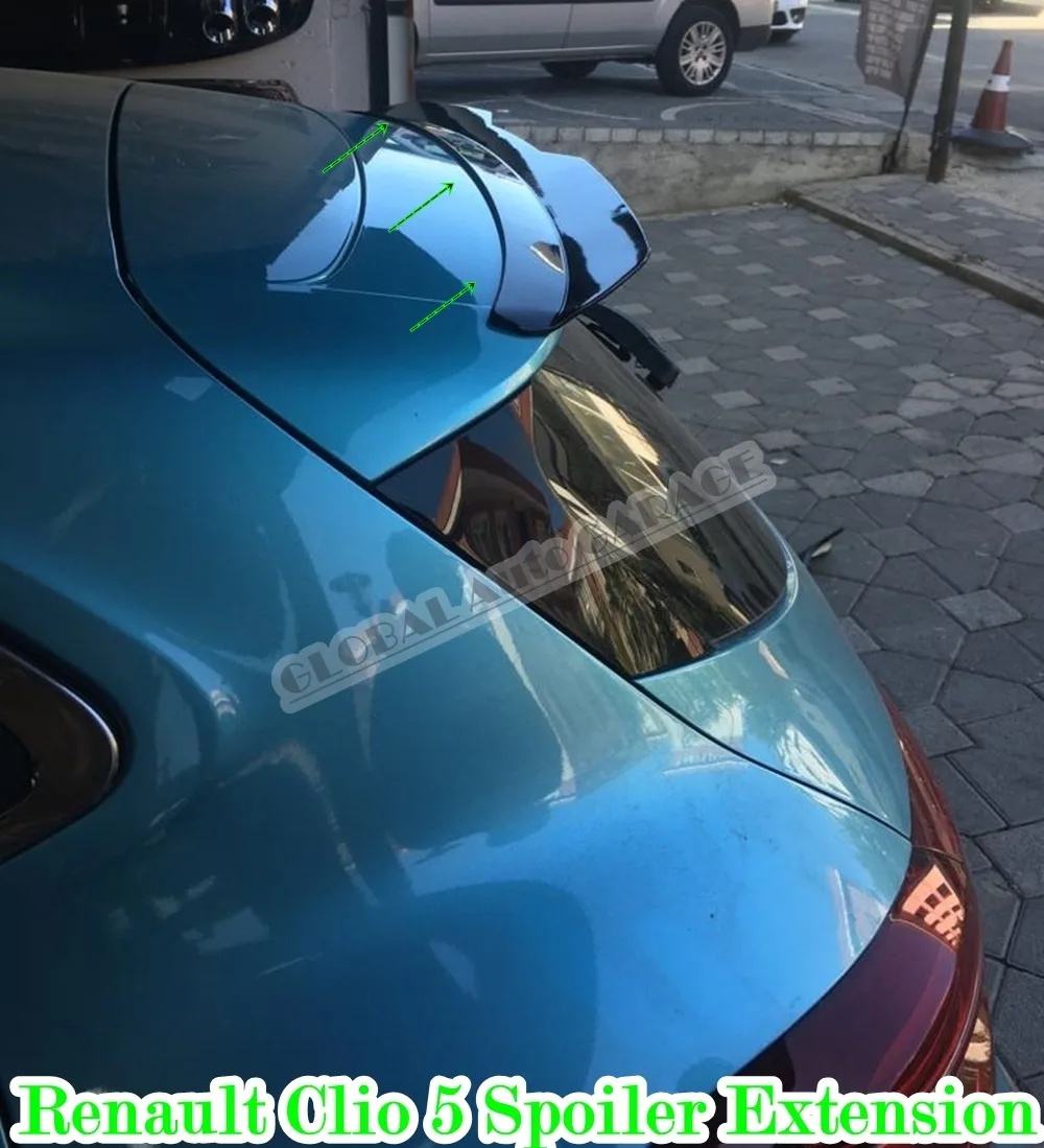 For-Renault-Clio-5-Spoiler-Extension-2019-2020-2021-Auto-Accessory ...