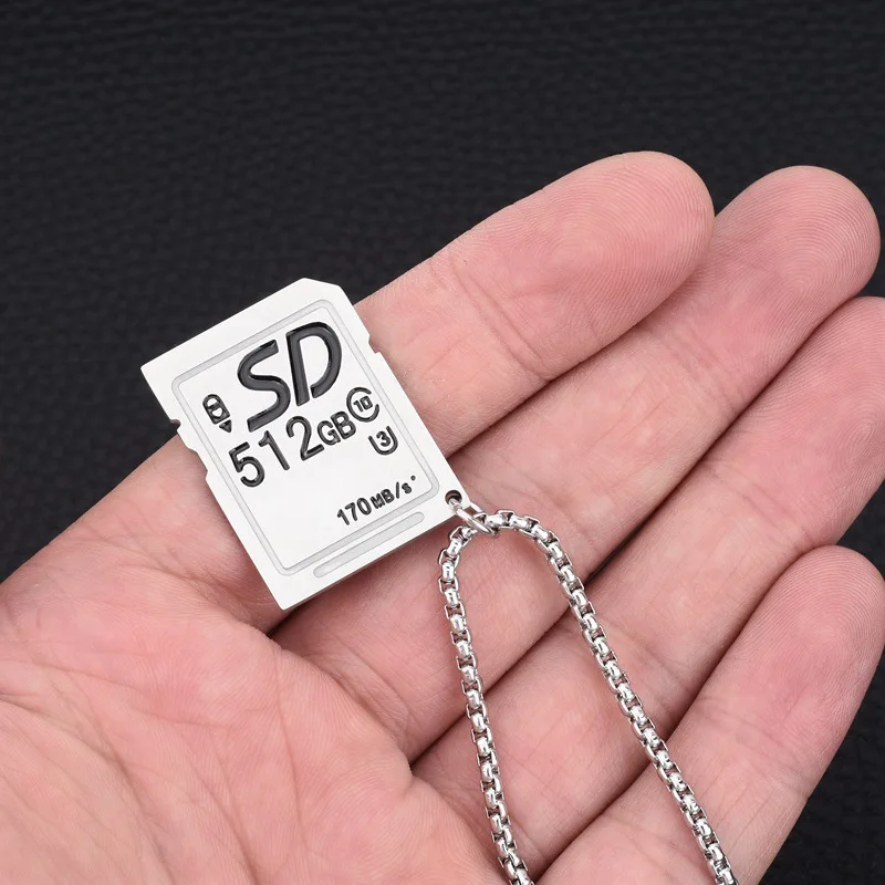Micro sd card necklace store