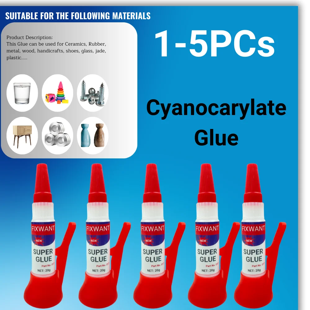 Universal Pure Oily CA Cyanoacrylate Adhesive - High Strength Multi ...