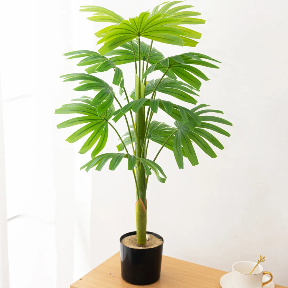 80cm-13-Leaves-Large-Fake-Plants-Artificial-Tree-Palm-Branch-Plastic ...