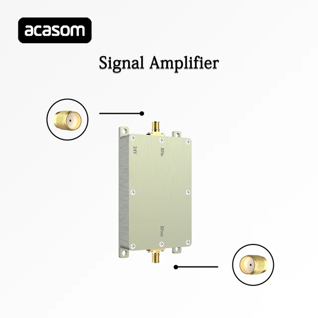 1.4GHz 50W RF High Power Amplifiers wireless Signal Extender Sweep ...