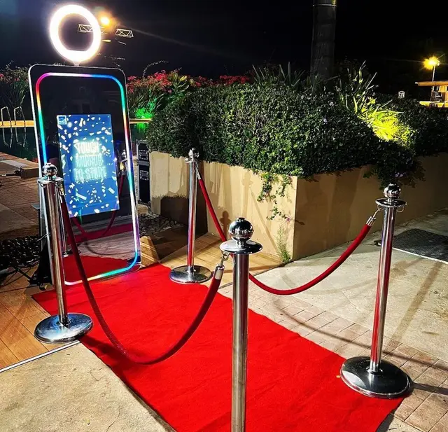 Magic Mirror Photo Booth 70 Inch For Wedding Party Activity Touch Screen Selfie Portable Mirror ...